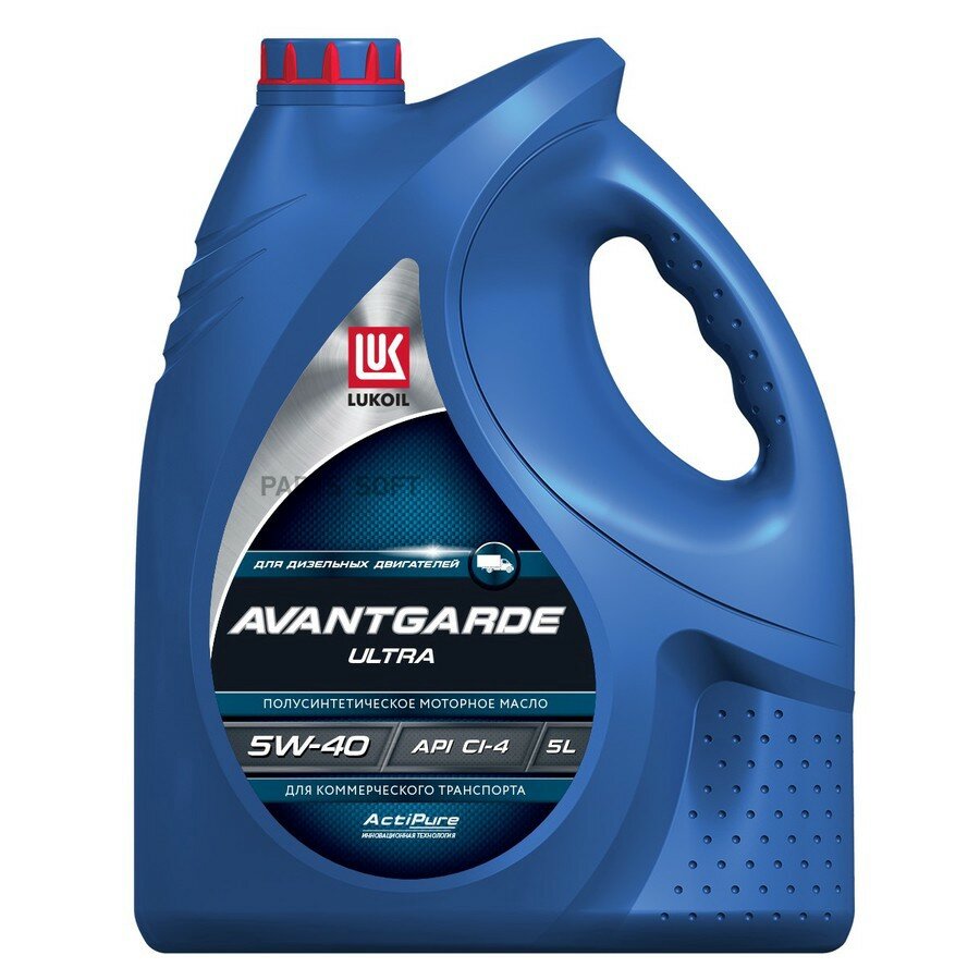 LUKOIL 1595288 Масло LUKOIL Авангард Ультра 5W40 5 л полусинтетическое моторное