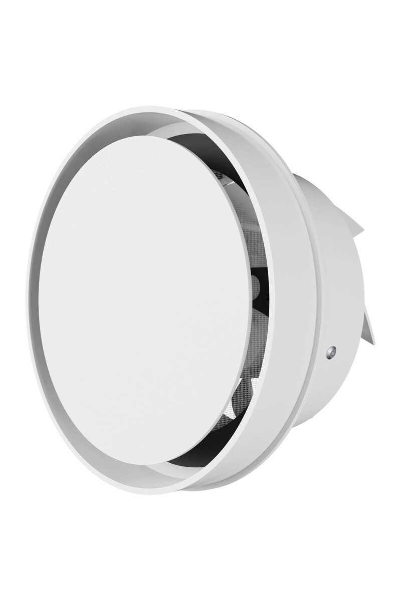 Вентилятор встраиваемый ERA SYMPHONY 4S BB, D-100 мм, белый, осевой, антимоскитная сетка