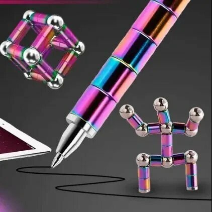 Магнитная ручка конструктор, антистресс / Подарок на Новый год