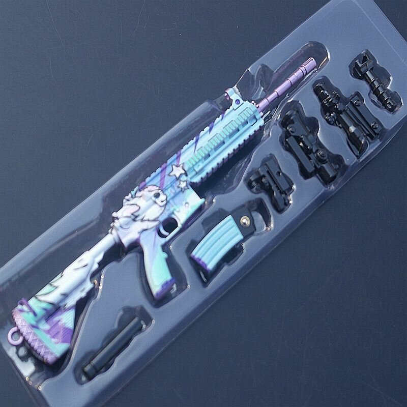 Боевое поле боя Battle Royale, оружие M24, AKM, M416, 98K, AWM, модель пистолета, брелок с кожей