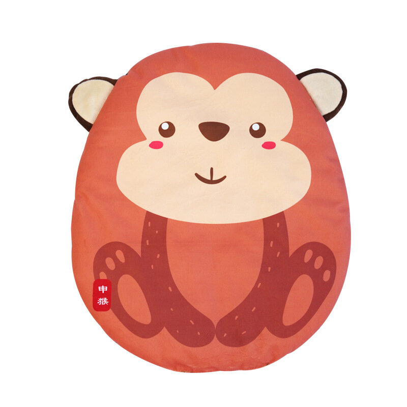 Зодиаковый обезьяна коврик для кошек и собак, сезонный коврик, водостойкая основа, нескользящая защита пола