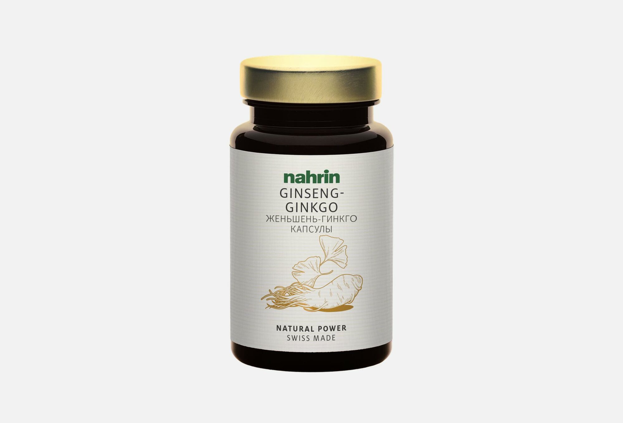 Капсулы NAHRIN Ginseng-Ginkgo Caps 12 г