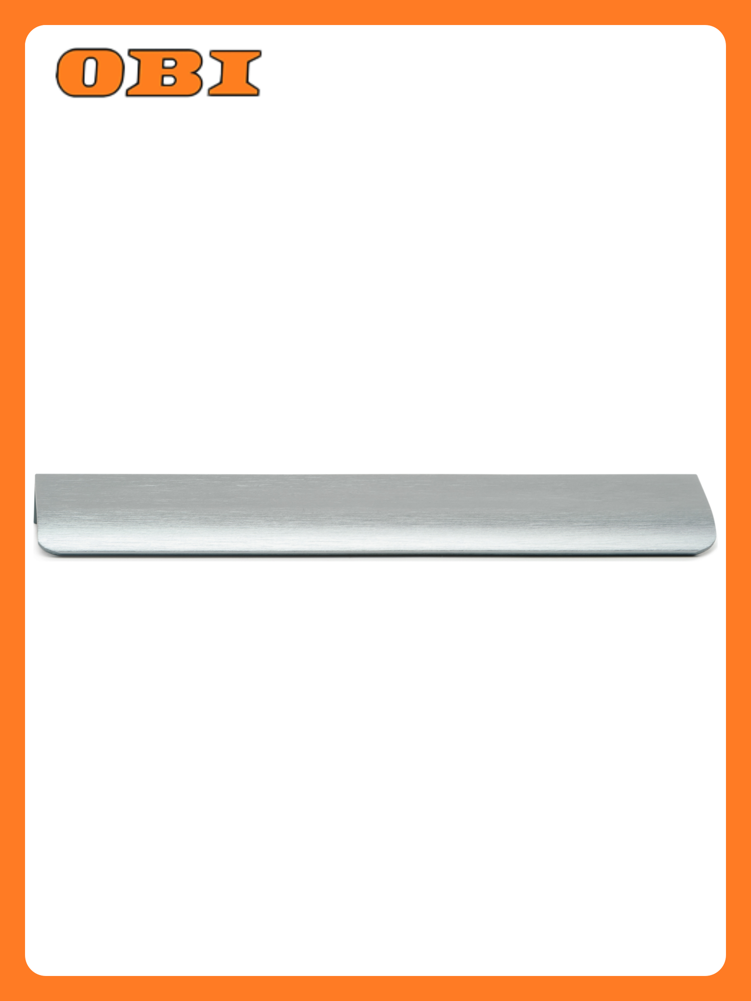 Ручка-профиль накладная JET 6603 L200мм, м. ц,160мм браш. графит