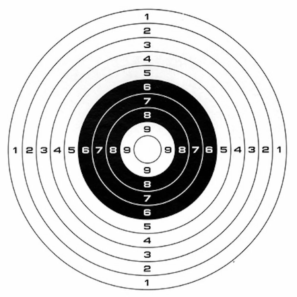 Бумажные мишени TARGETHOUSE Ordinary Paper Targets 5,50*5,50", 20 шт. WT Bullseye2