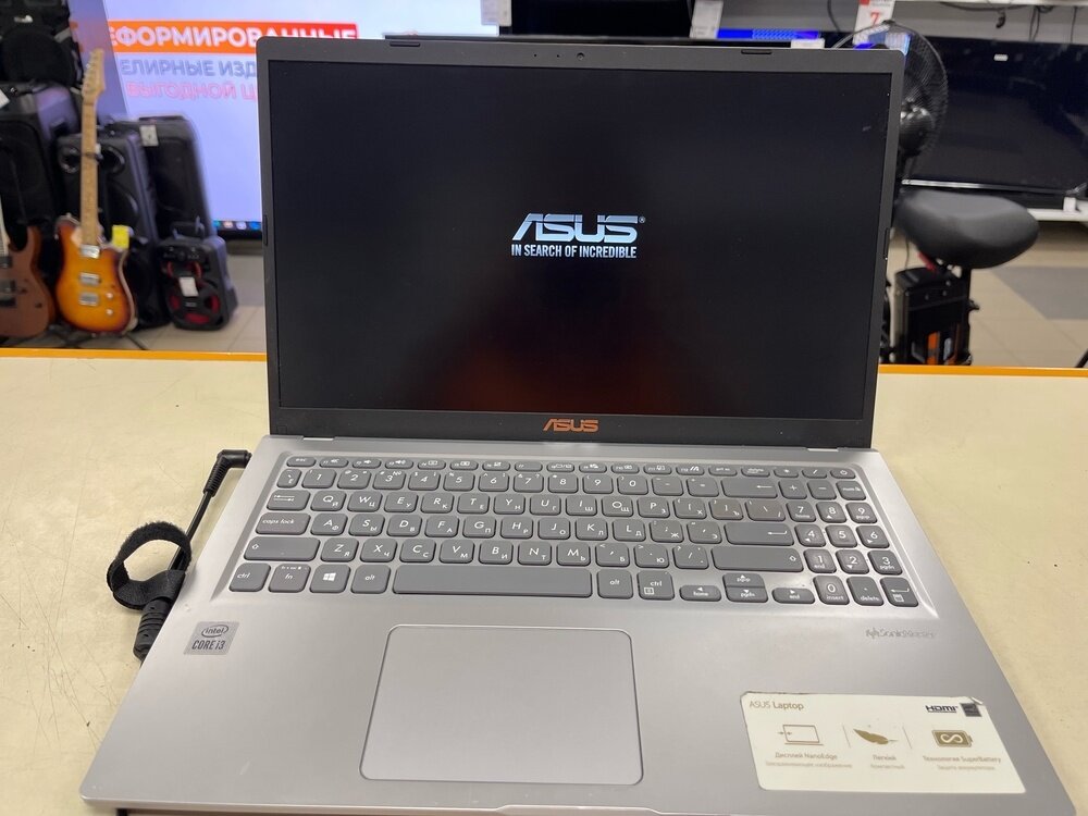 Ноутбук ASUS .; Core i3-1005G1, Intel UHD Graphics, 8 Гб, 240 Гб Б\У уценка