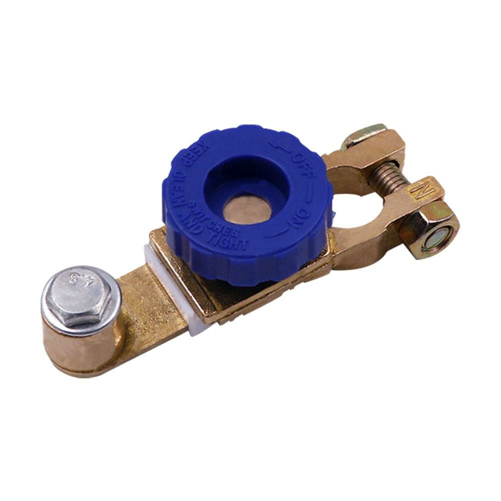 Выключатель массы на клемму АКБ12V , выключатель защиты от протечек . чистая медь, 1 шт.