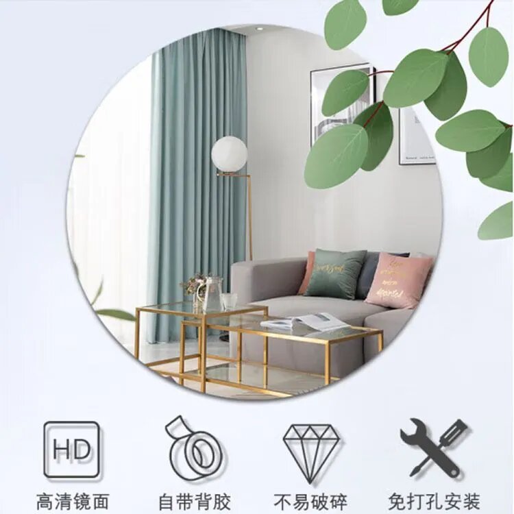 SPSMOKH Зеркало для ванной 30х30 см круглое