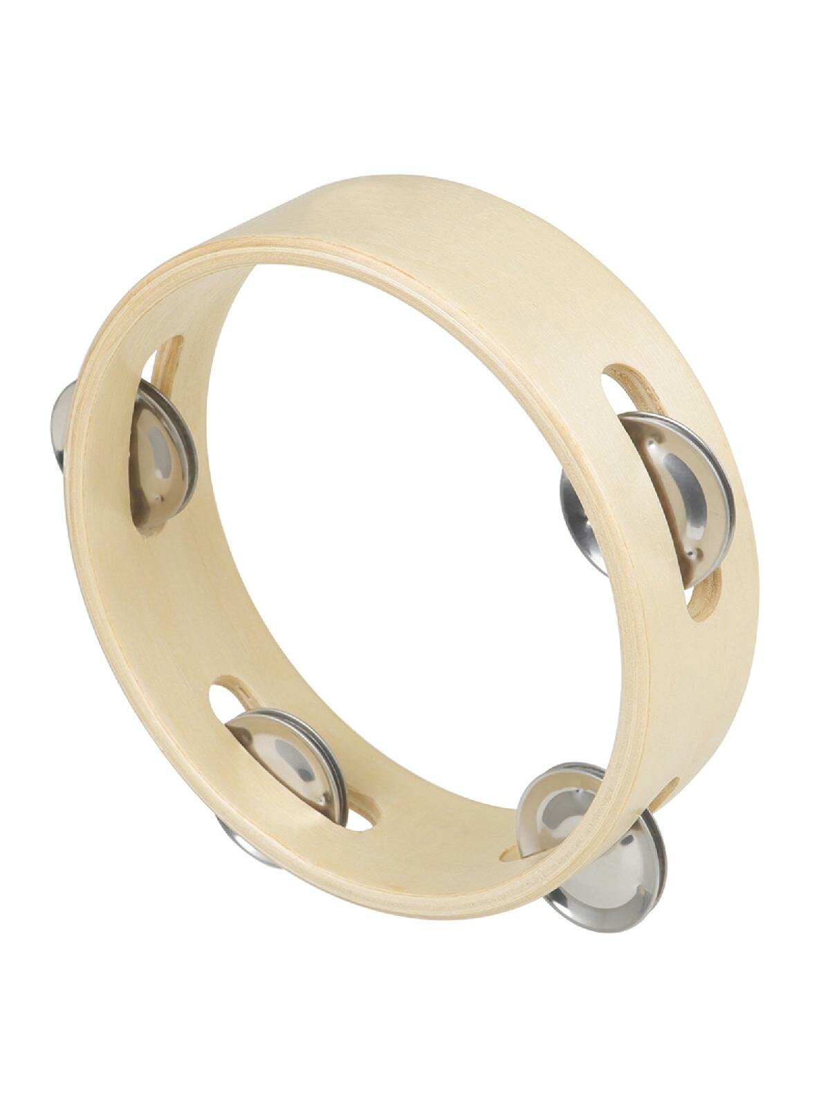 6-дюймовые деревянные круглые однорядные бубны, ручная ударная игрушка-бубен