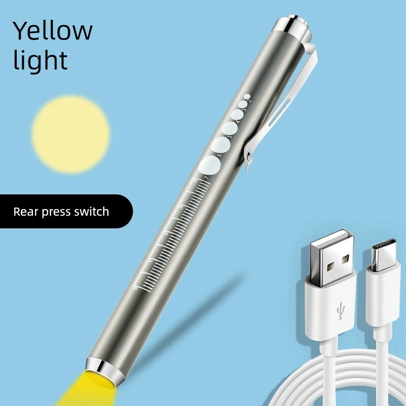 Медицинский фонарик для врачей и медсестер, перезаряжаемый детский фонарик для утреннего осмотра, портативный