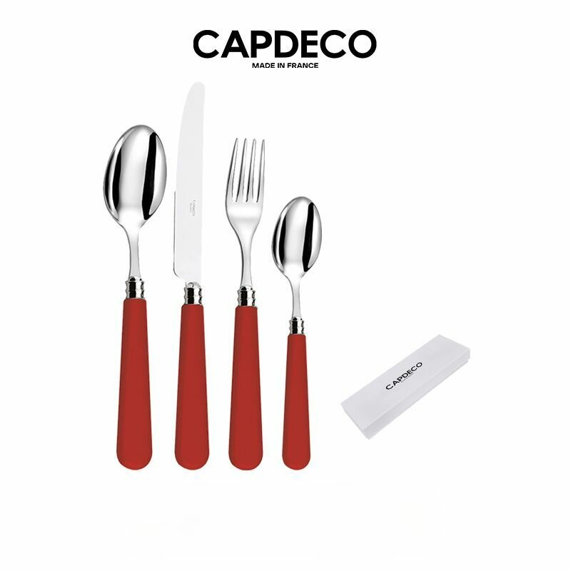Французский набор ножей, вилок и ложек Capdeco Helios из нержавеющей стали
