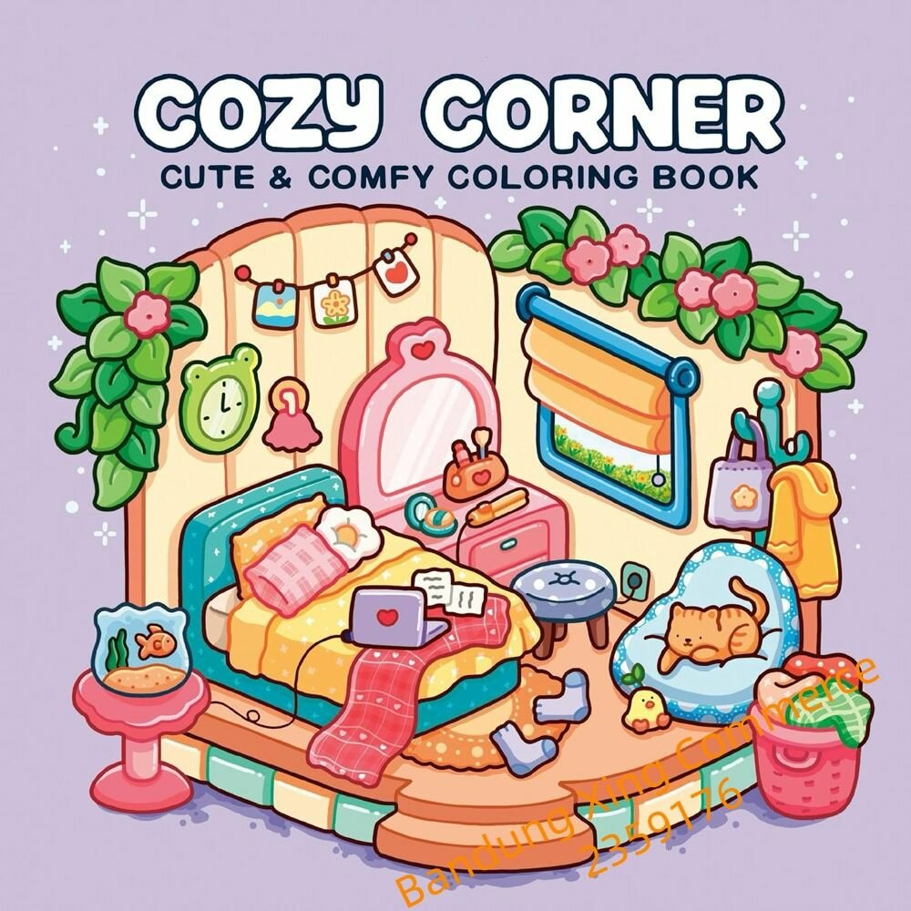 Раскраска антистресс для взрослых и подростков Coco Wyo -COZY CORNER 95