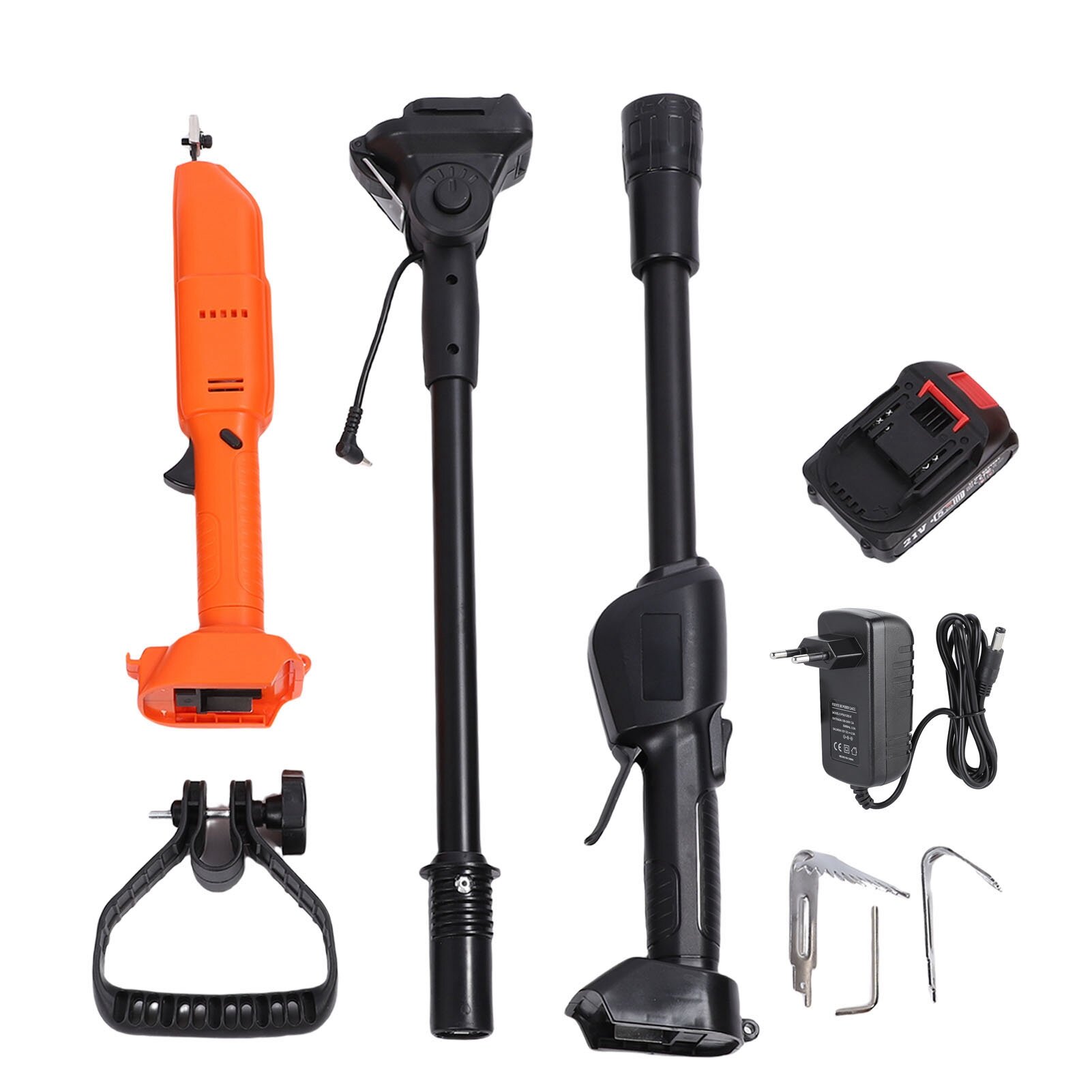 Аккумуляторная Мотыга: Компактный и Легкий Инструмент для Сада с Двойной Безопасностью - Электрический Культиватор с Мощным 21В Мотором и Быстрой Зарядкой для Огорода и Теплицы