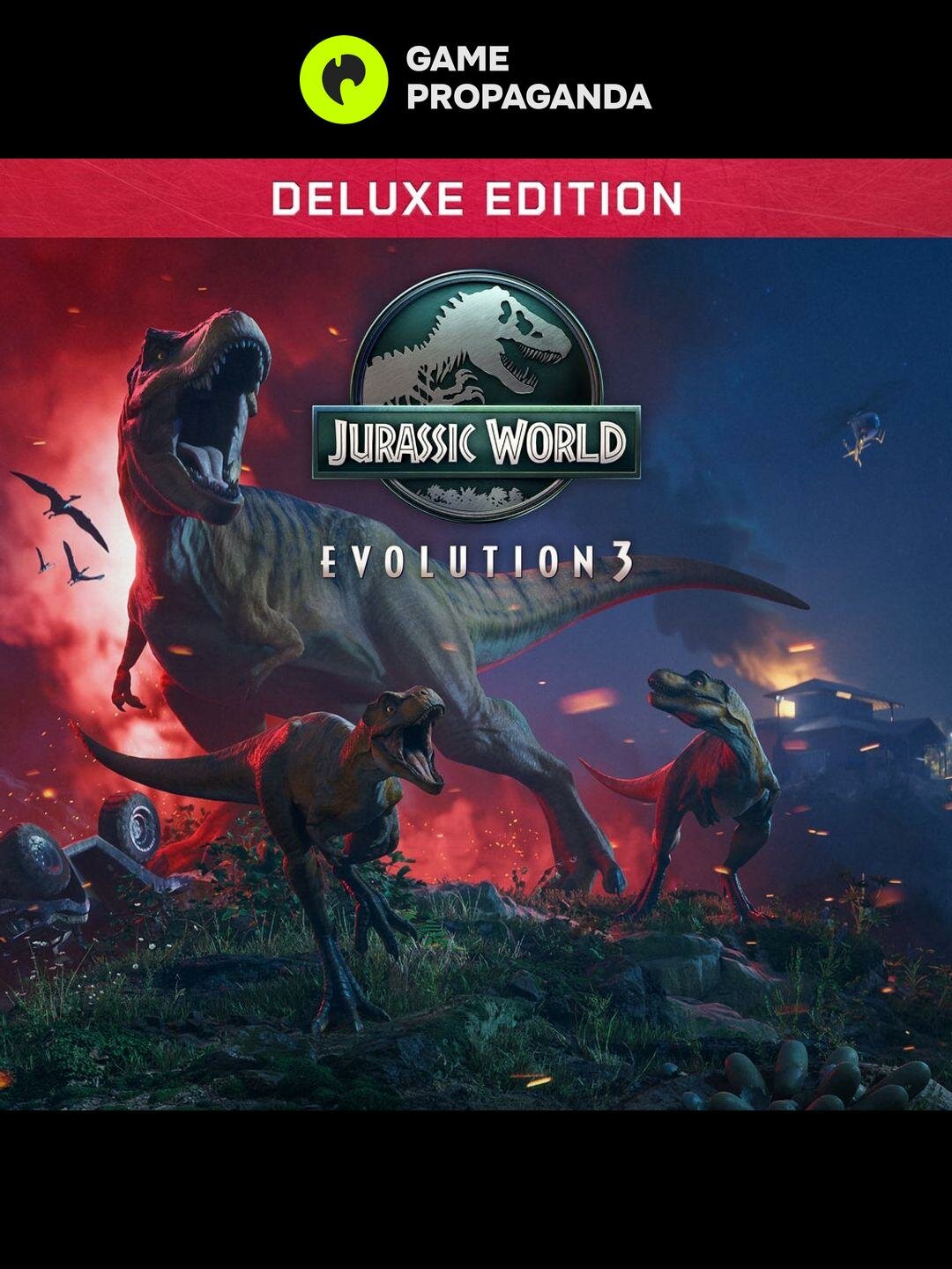 Игра Jurassic World Evolution 3: Deluxe Edition PS5 + 60 TRY на баланс PSN. Турция. Цифровая версия