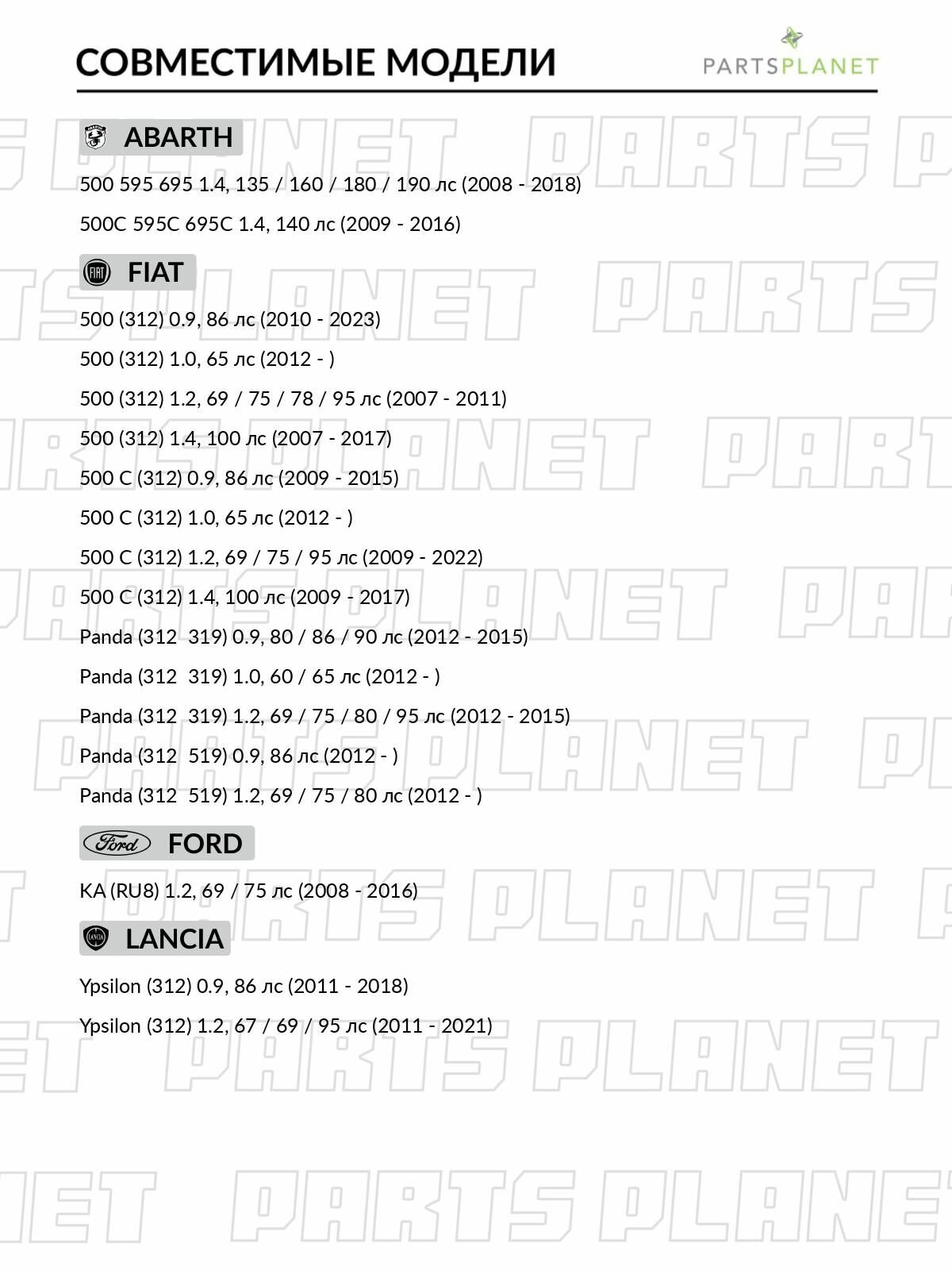 Радиатор кондиционера, для Абарт 500 595 695 2008-2018, Фиат 500 2010-2023, Панда 2012-2015, Форд KA 2008-2016, Лянча Ипсилон 2011-2018 арт DCN09045 — фото 1