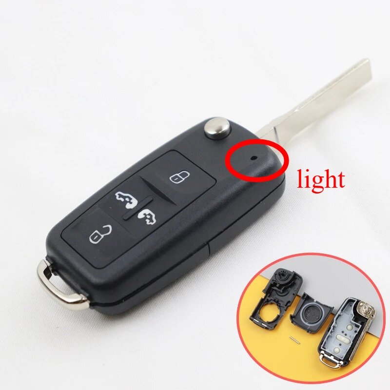 Корпус автомобильного ключа для Volkswagen VW Beetle Caddy Passat Golf Jetta 202AD shell-4BT open