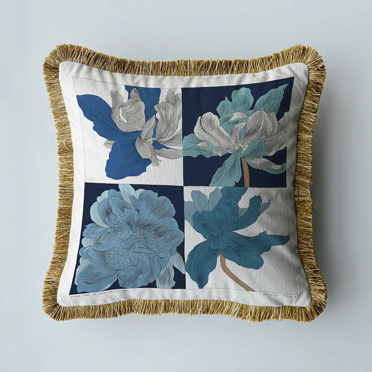 Двусторонняя наволочка с принтом, круглая декоративная подушка-трофей, чехол для подушки на диван, 45х45 см