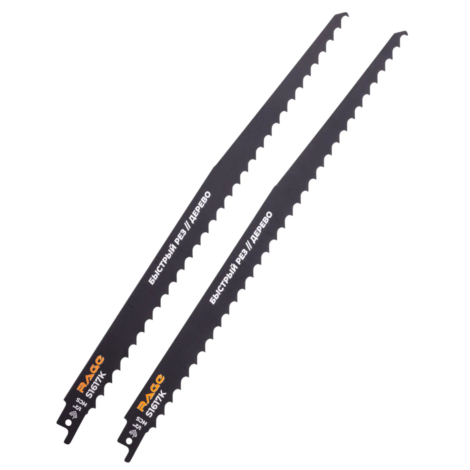 Полотно для сабельной пилы по дереву Rage S1617K 300 мм 2 шт.
