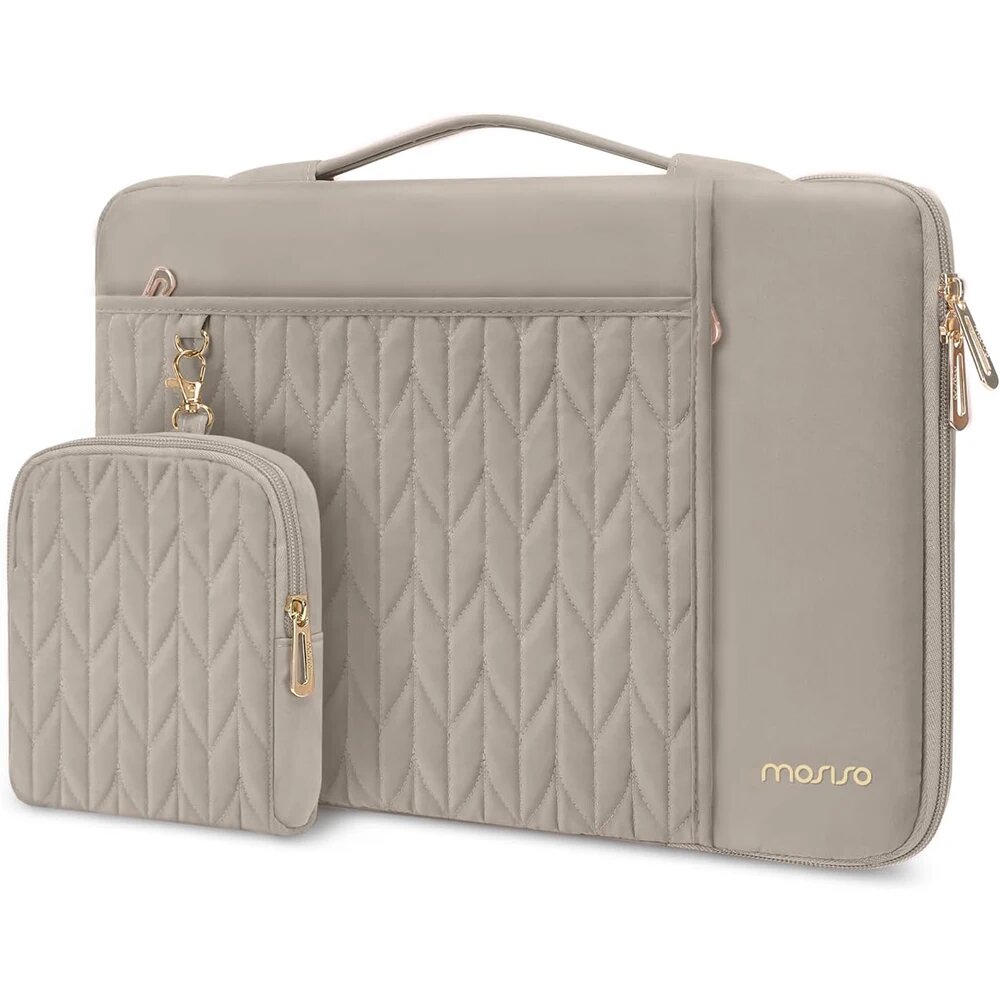 Чехол для ноутбука MOSISO MacBook Air Pro 13-16 дюймов MacBook Pro 14 inch, Taupe Brown