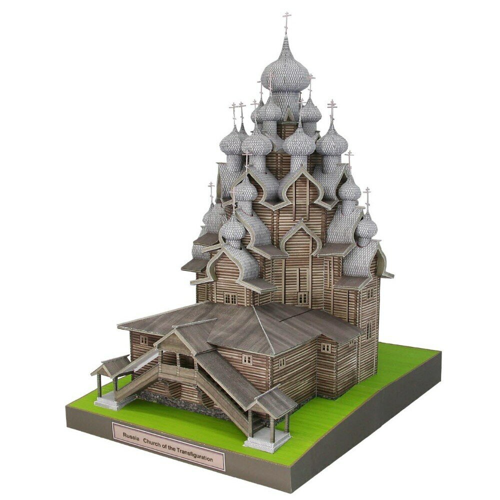 DIY Русская Трансформация Церковь Ремесла Бумажная Модель Архитектура 3D DIY Образовательные Игрушки Ручной работы Игра-головоломка для взрослых DIY Образовательные Игрушки DIY 3ddiy (красочные)
