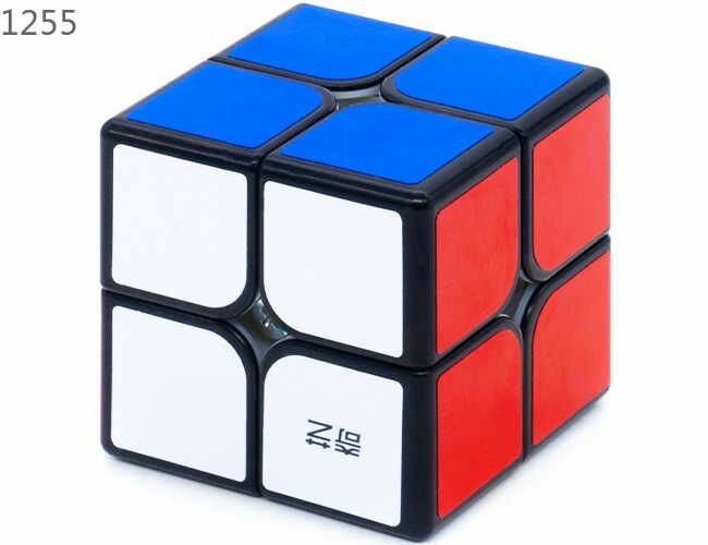 Скоростной Кубик Рубика QiYi MoFangGe 2x2 QiDi W 2х2 / Головоломка для подарка / Черный пластик11