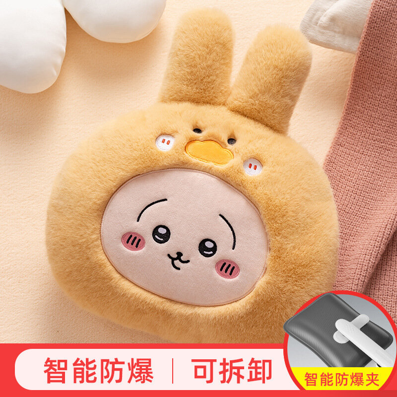 Мультяшная грелка с горячей водой, перезаряжаемая, взрывобезопасная, теплая игрушка для детей, грелка 2025 года, новая модель, прямые продажи от фабрики, оптовая продажа грелок для рук