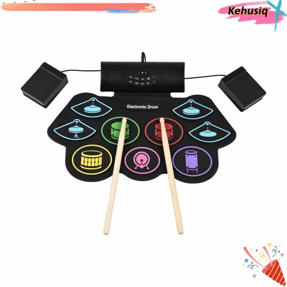 Компактная ударная установка, поддержка Bluetooth и MIDI, для музыкантов и любителей