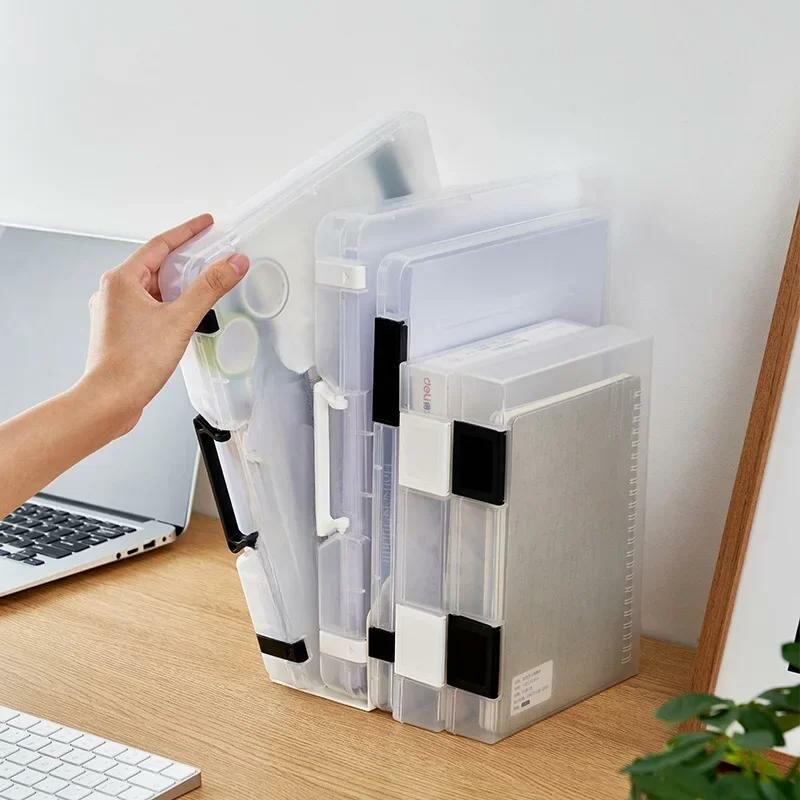 Японский ящик для хранения документов A4 ящик для офиса A5 ящик для оформления счетов папка для документов сертификат спецификация ящик для хранения (6195#A4 тонкий белый пуговица)