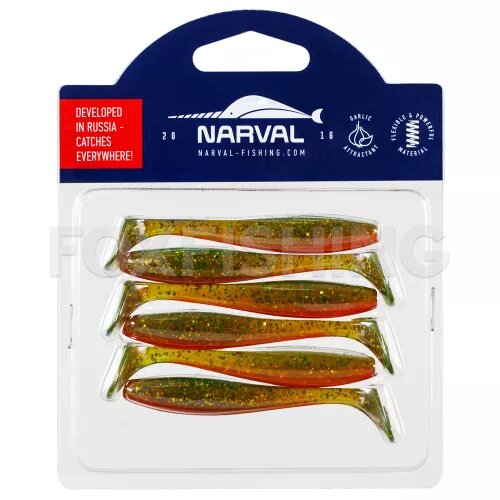 Силиконовая приманка Narval Choppy Tail 8cm #005 6шт.