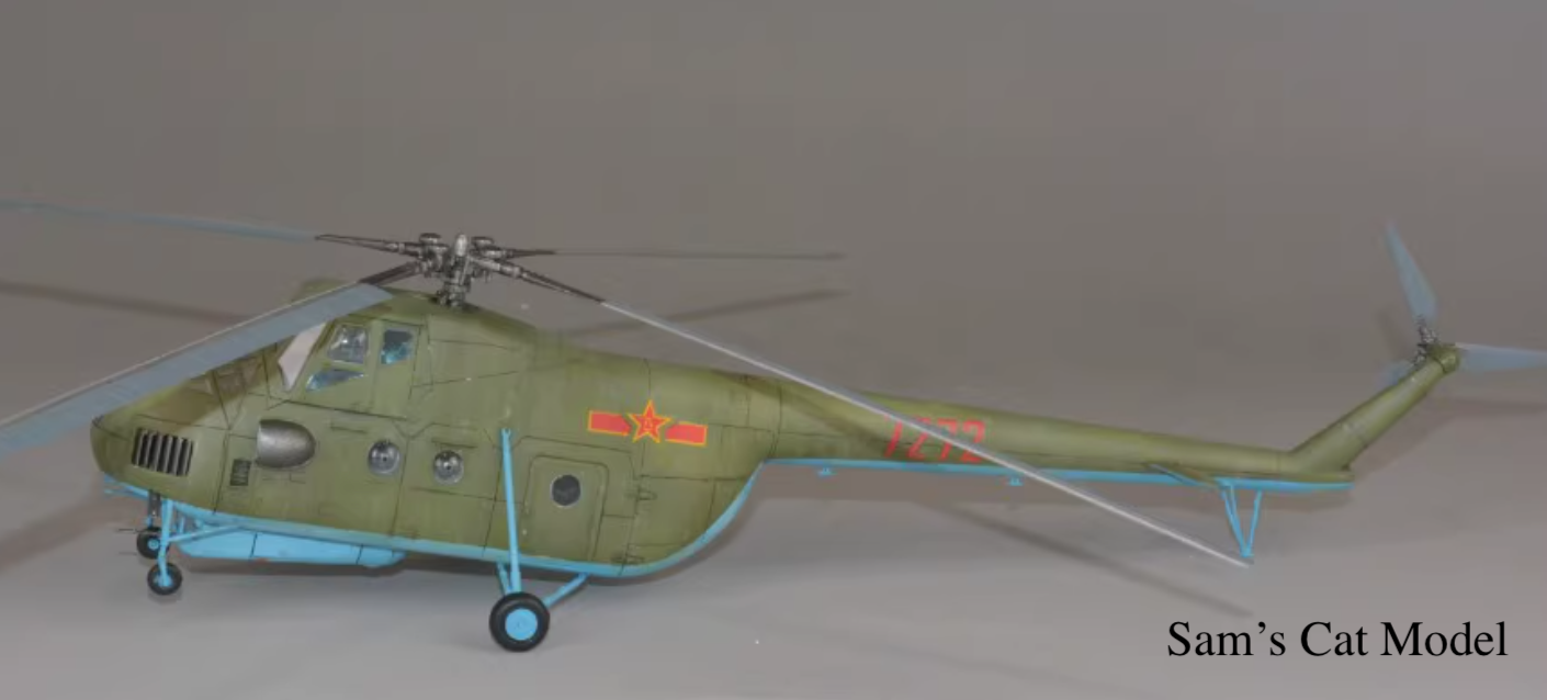 Ми-4А «Хаунд» ударный вертолёт, масштаб 1/72