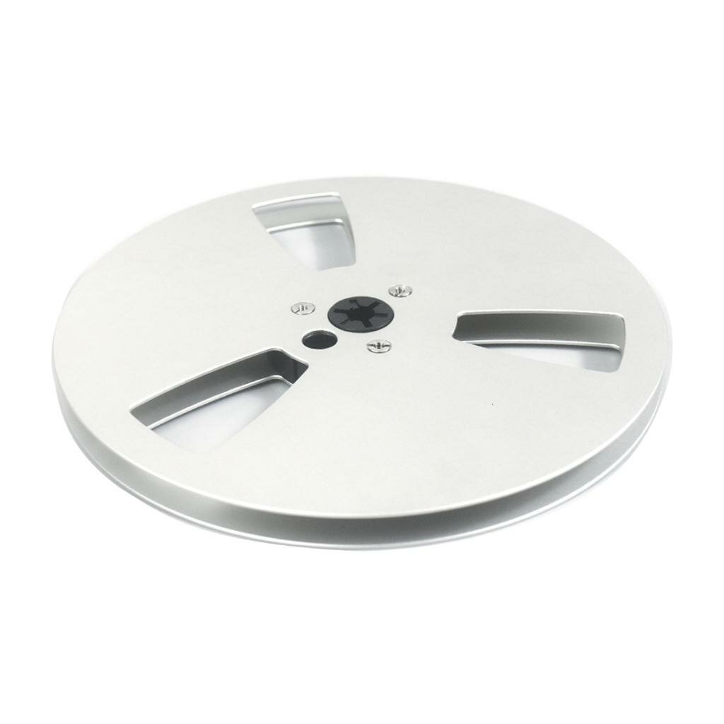 Алюминиевая катушка 7 дюймов для магнитофона 1/4 дюйма, Серебро