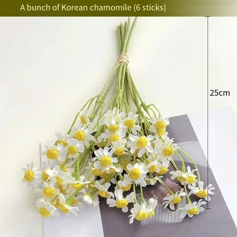 Искусственный букет ромашек, реалистичные искусственные ромашки, декор стола в европейском стиле, центральные предметы для дома, оптовая продажа, реалистичные полевые цветы