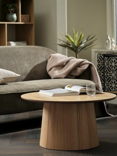 Журнальный столик Jysk KLIPLEV Ш80 x В40 см цвет натуральный дуб 1 шт.