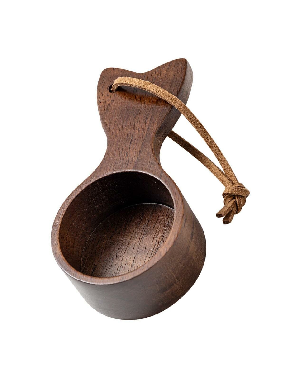 Мерная ложка из орехового дерева С эргономичной ручкой для точного контроля порции кофе