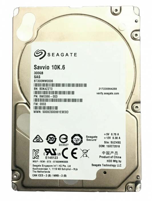 Жесткий диск Seagate 9WE066 300Gb SAS 2,5" HDD