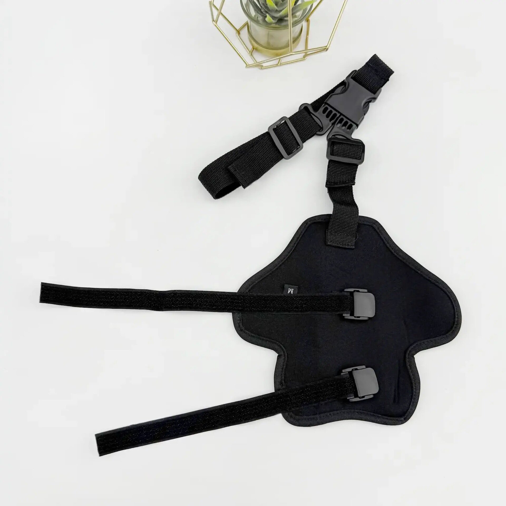 Новая накладка для защиты колена и суставов у собак, поддерживающий бинт для задних лап Цвет：ЧерныйРазмер：Маленький