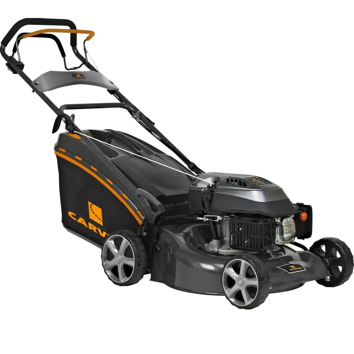 Газонокосилка бензиновая CARVER LMG-2646DM 2.6кВт, складная, черный