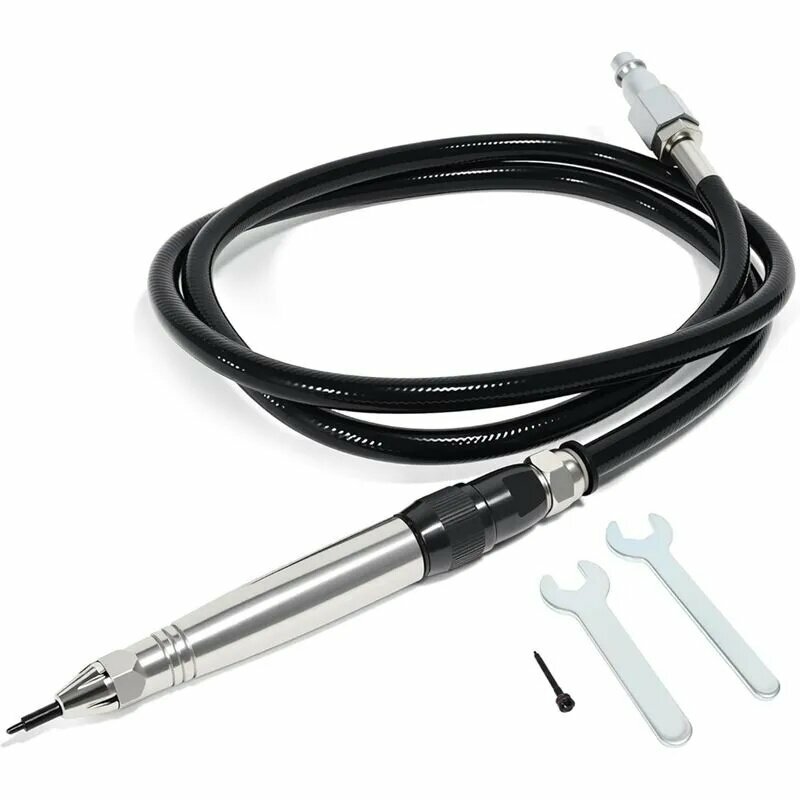 Пневматическая Гравировальная Ручка Air Scribe Pen Для Пластика И Дерева С 1 Наконечником Из Вольфрамового Карбида, 34 000 BPM