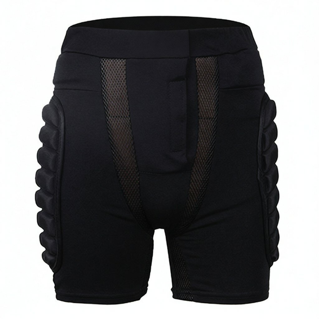 Защитные шорты с подкладкой для бедер и ягодиц, броня для защиты бедер, подкладка для сноуборда, катания на коньках, лыжах и верховой езды.