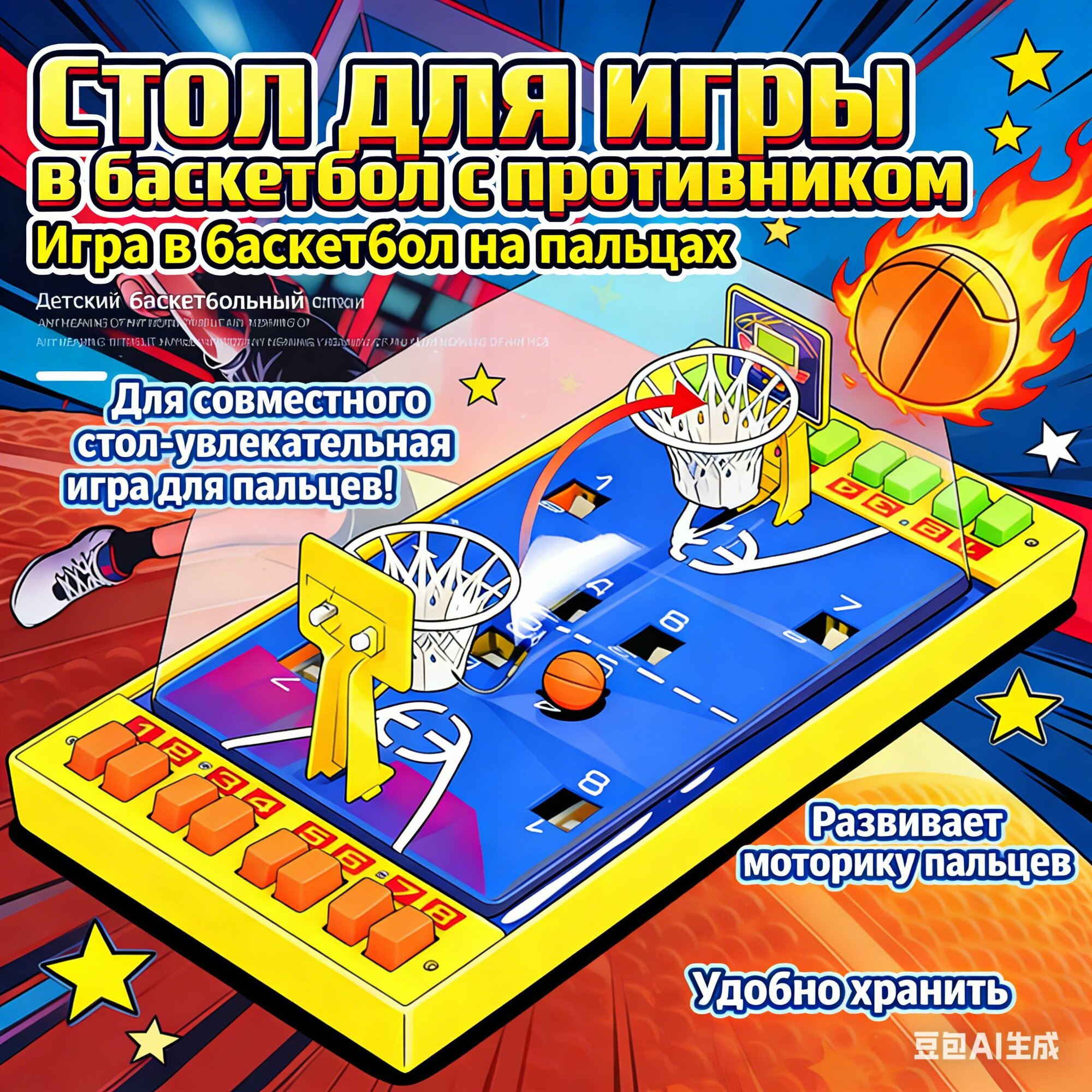 Настольный баскетбол Лас Играс "Матч", для детей