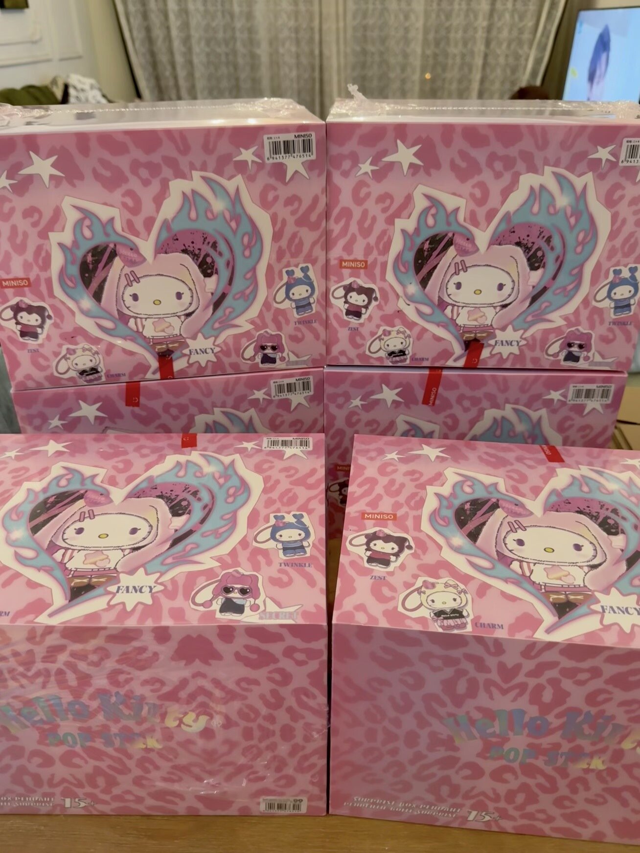 Новинка в наличии! Виниловая плюшевая игрушка Hello Kitty Popstar Series, слепой бокс, модный слепой бокс с котом