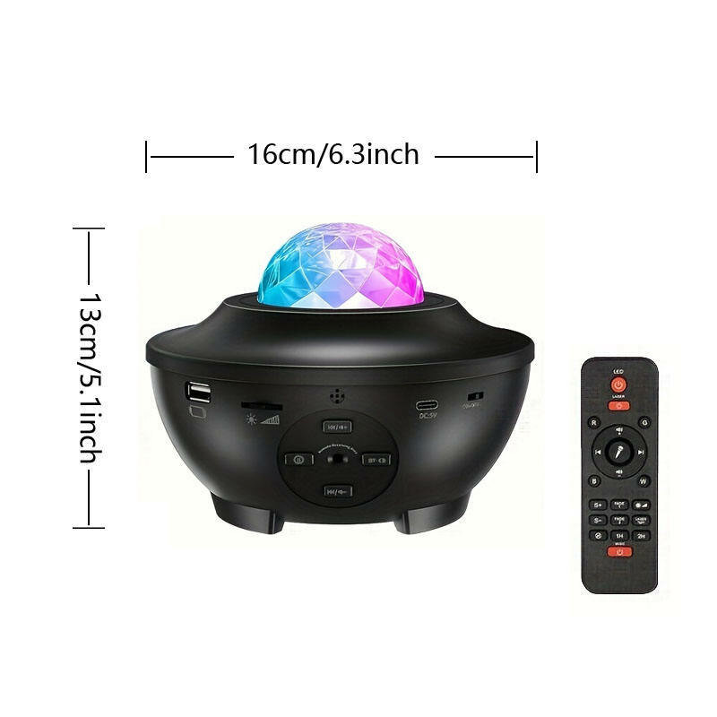 Проектор звездного неба, USB Bluetooth-колонка, интегрированный цветной проектор, ослепительный лазерный свет звездного неба, атмосферный ночник