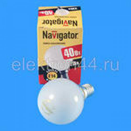 Лампа ШАР матовый 40W E14 94315 NAVIGATOR