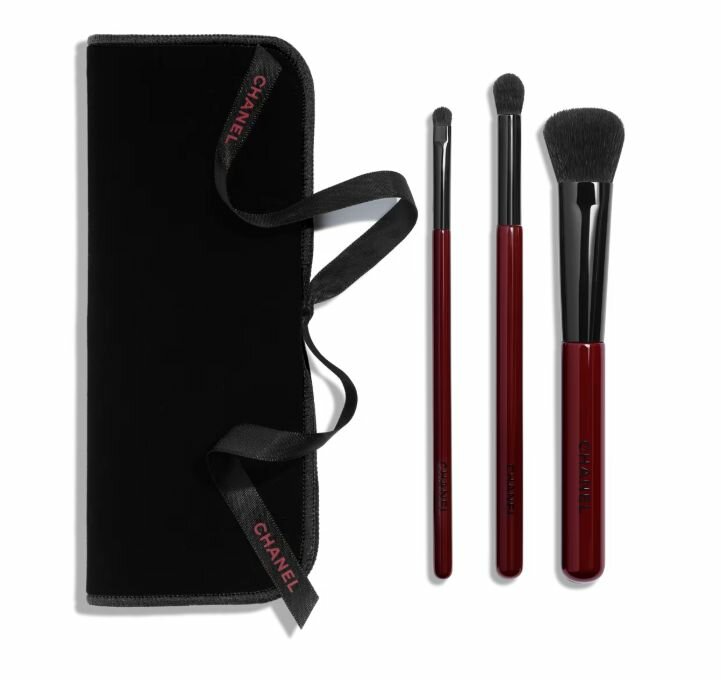 CHANEL Набор кистей LES PINCEAUX ROUGE NOIR Limited Edition