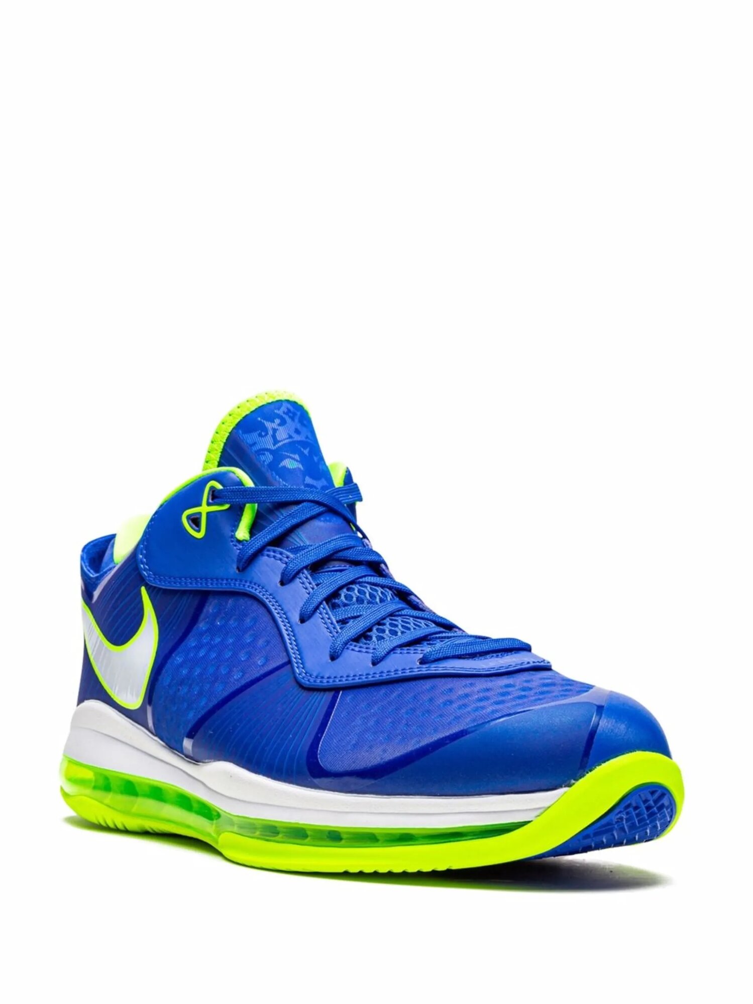 Кроссовки NIKE LeBron 8 V2 Low, размер 9.5 US, синий — фото 1