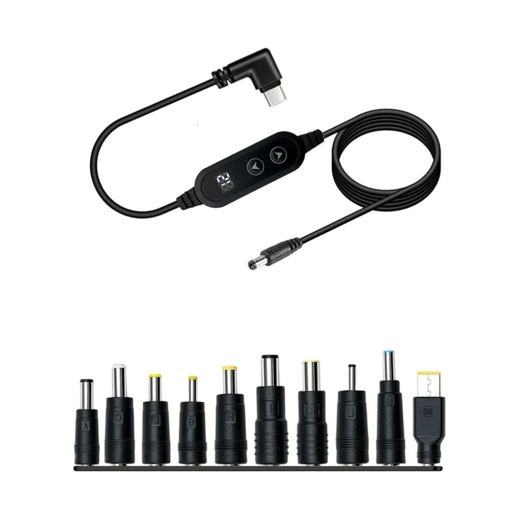 Кабель Type-C с регулировкой 5-20 В, D