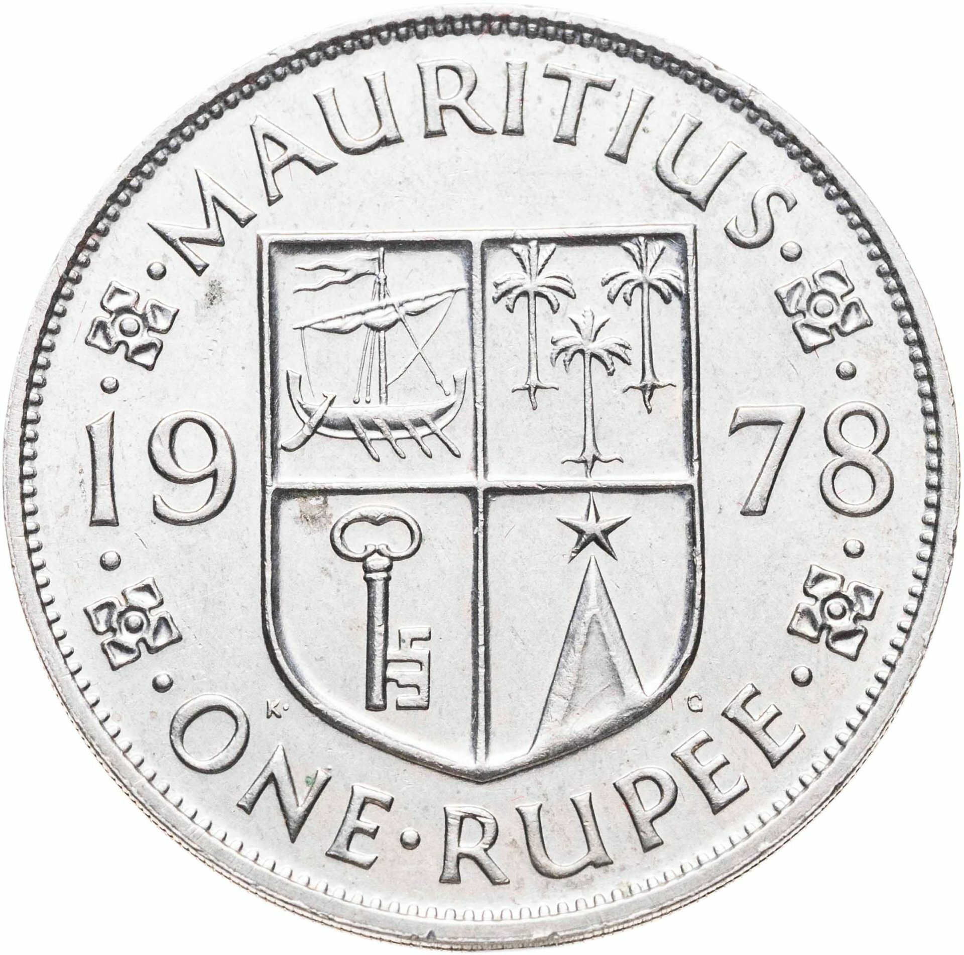 Маврикий 1 рупия (rupee) 1978