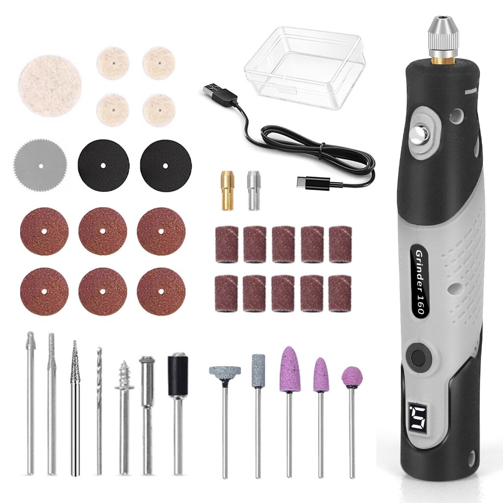 Набор из 39 предметов, мини-электрическая мясорубка, маленькая ручная мясорубка