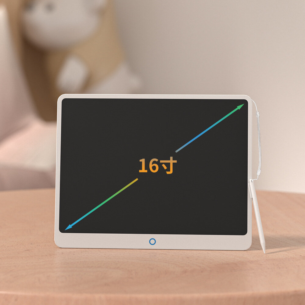 Трансграничная 16inch большая ЖК-доска для рисования для детей, стираемая доска для письма, доска для рисования, доска для письма с защитой для глаз