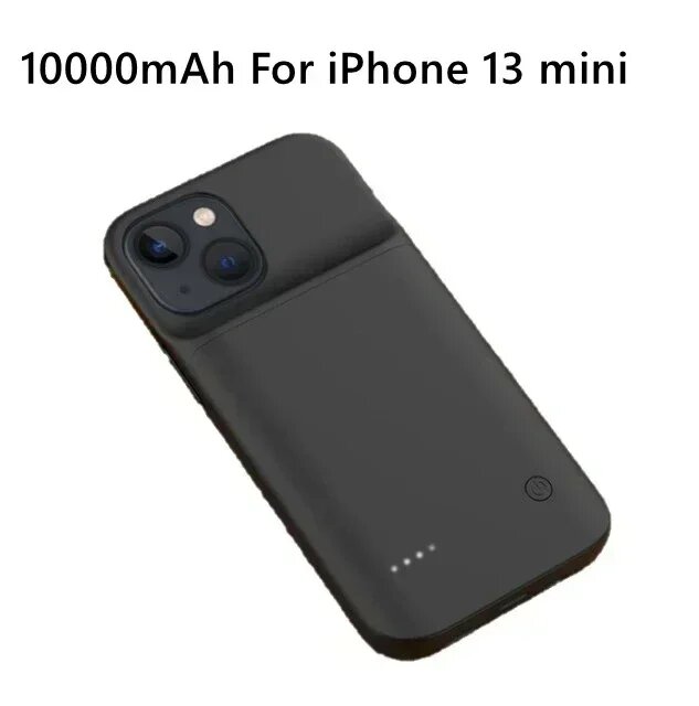 Чехол-аккумулятор емкостью 10000 мАч для Iphone 12 11 14 13 15 16 Pro Max Mini Power Bank, чехол для зарядного устройства для IPhone XS Max XR 7 8 Plus SE3 SE2 For 13 Mini