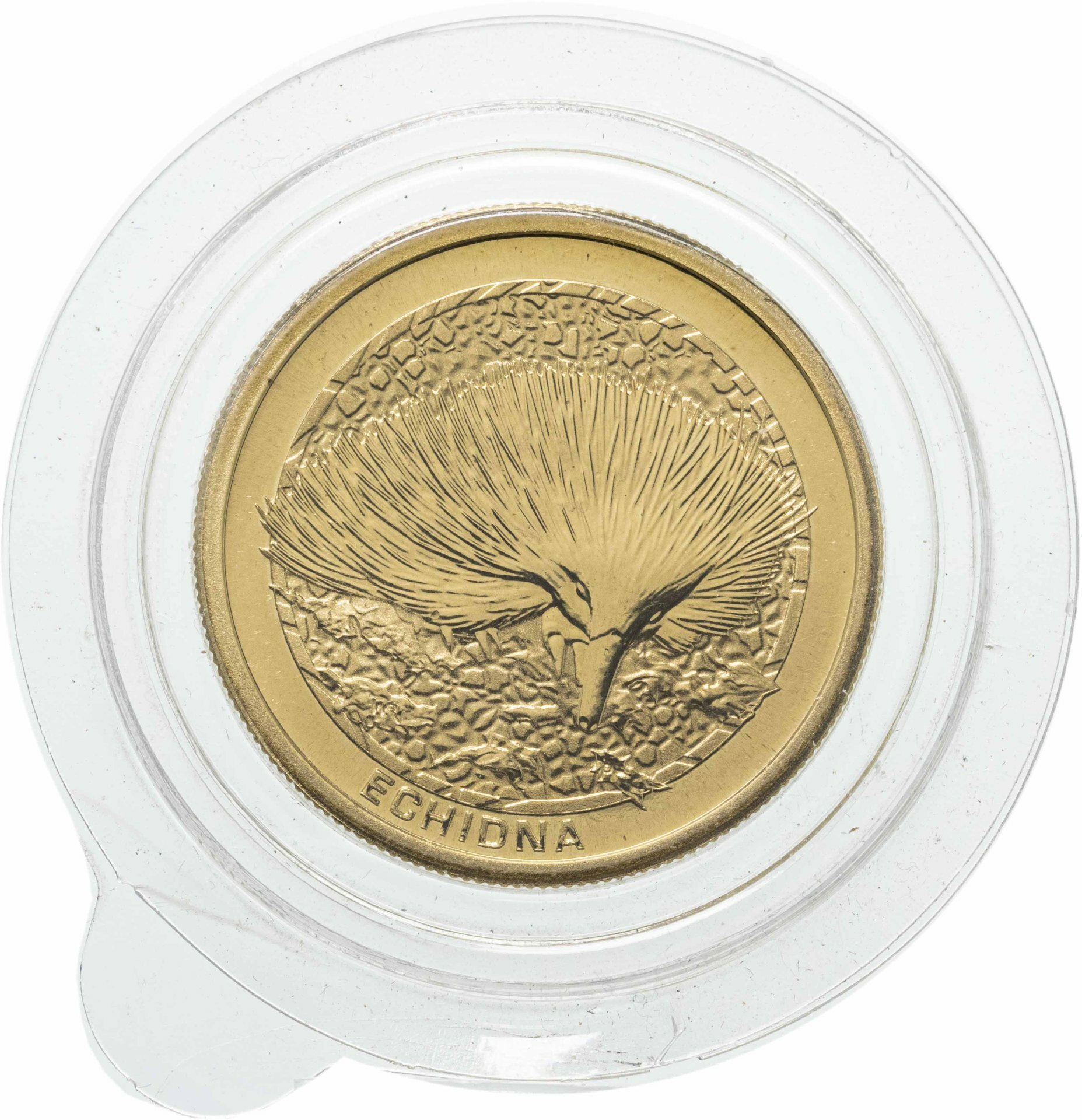 Австралия 1 доллар 2008 "Коренные австралийские животные - ехидна", Алюминиевая бронза, в сохранности UNC
